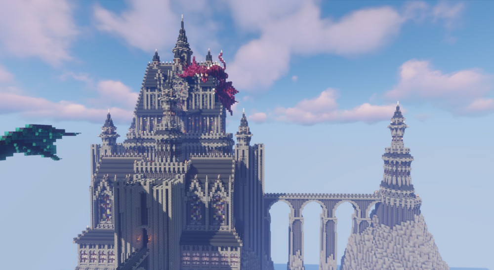 Скачать Legendary Dragon Castle для Minecraft